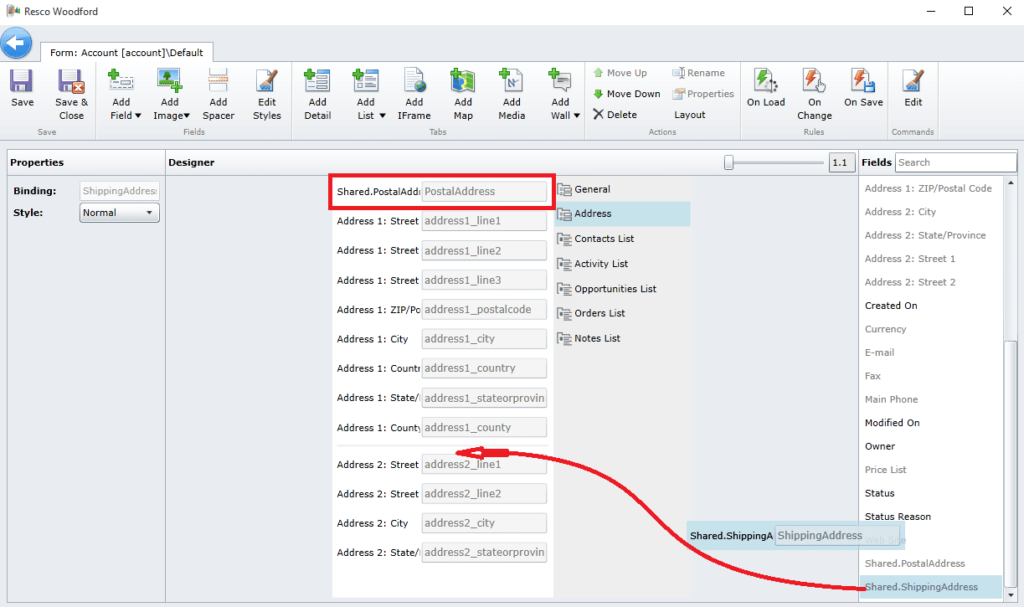 How to dynamically show/hide fields & sections in Resco | Resco.net