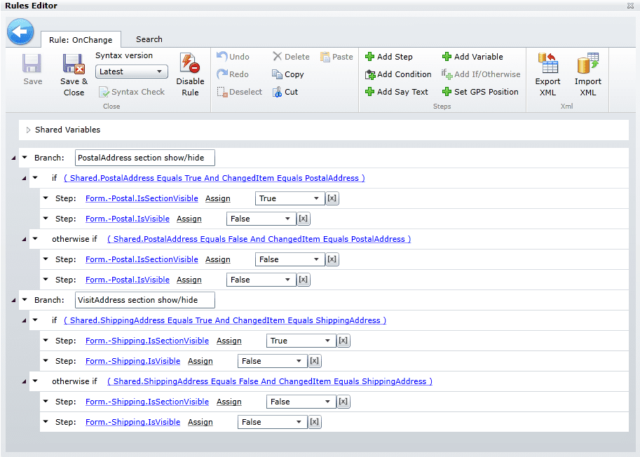 How to dynamically show/hide fields & sections in Resco | Resco.net
