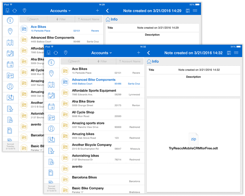 Work With Documents In Resco Mobile Crm Resco