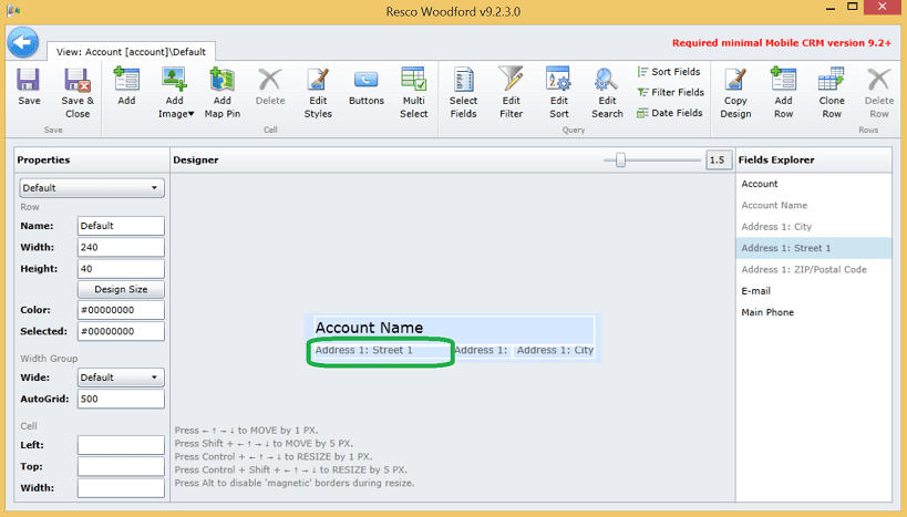 How to set up flexible list view designs in Resco | Resco