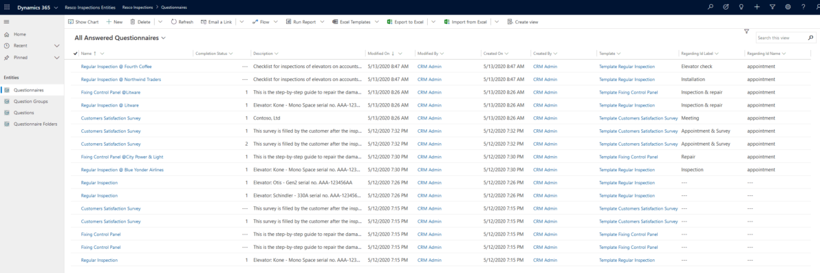 Resco Inspections+ for Dynamics 365 – how is the data stored? | Resco