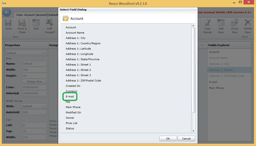 How to set up flexible list view designs in Resco | Resco