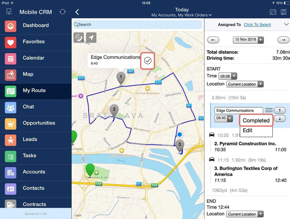 Salesforce Route Planning for Sales & Service Field agents | Resco