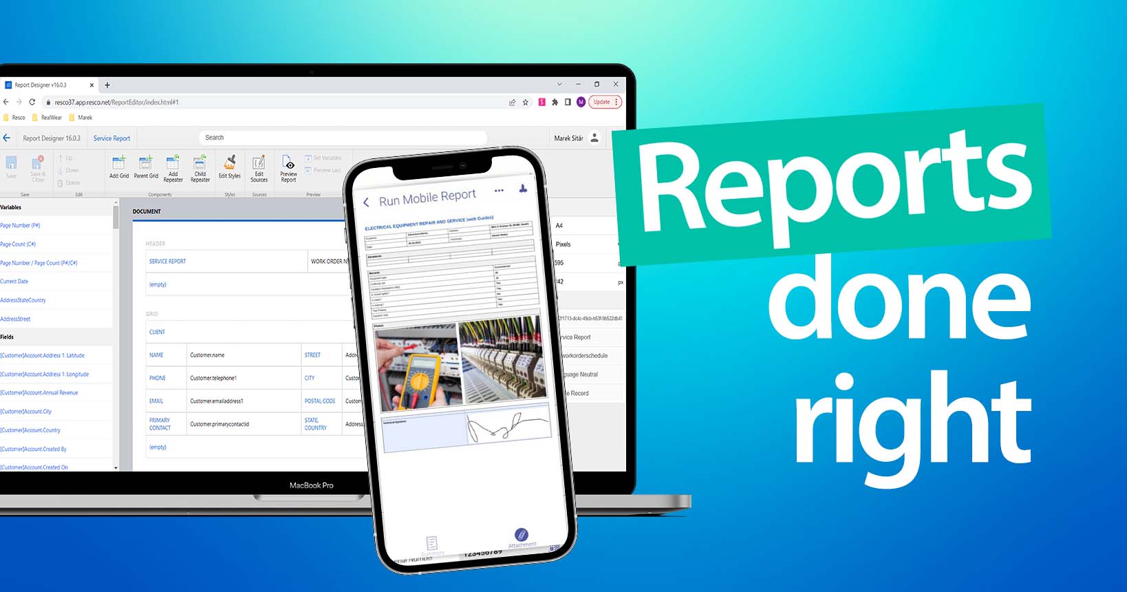 The 5 key functionalities of digital reports | Resco.net