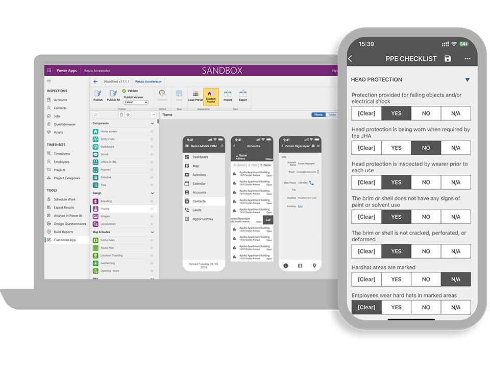Trial | Thank you | Inspections+ | Power Platform | Resco