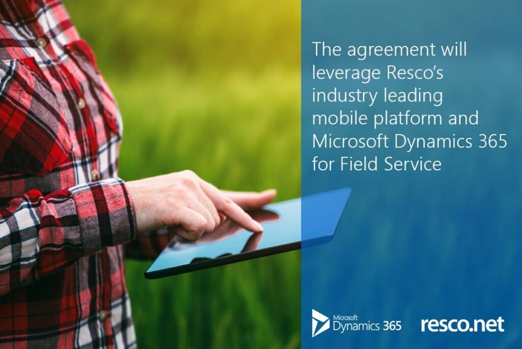 Overeenkomst: Resco Mobiel Platform integreert met Microsoft Dynamics 365