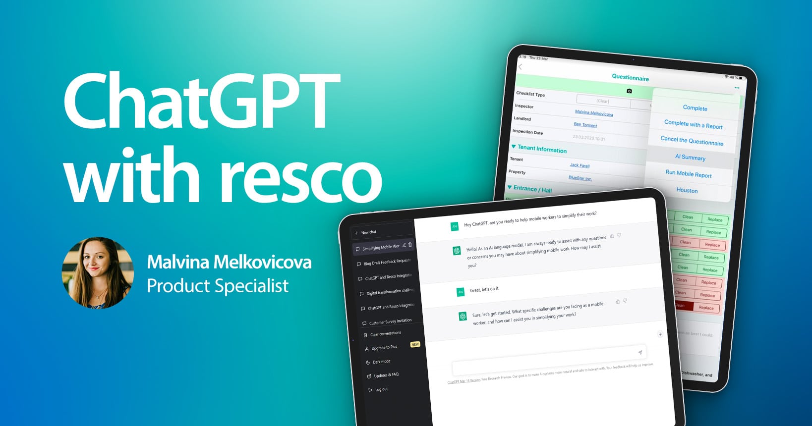 How AI can automate reporting with Resco & ChatGPT | Resco.net