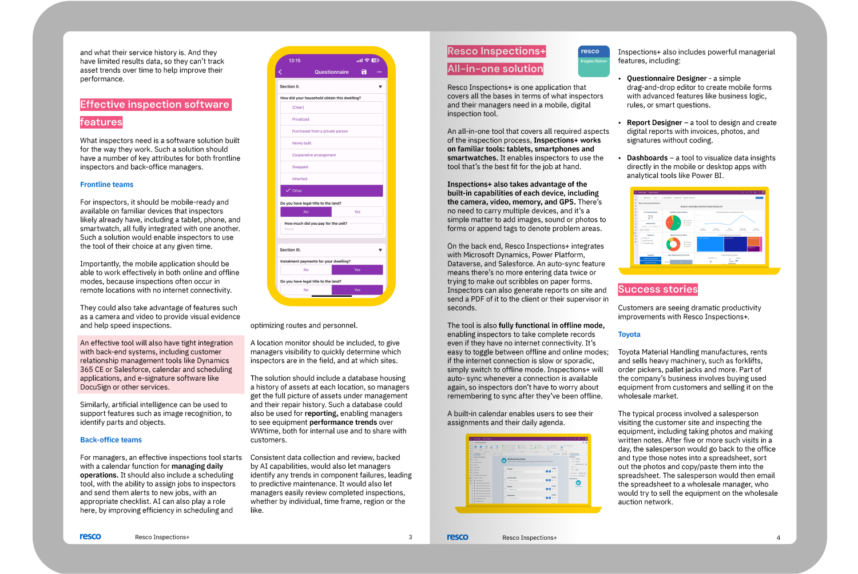 E-book: How to improve field inspections with digital tools | Resco