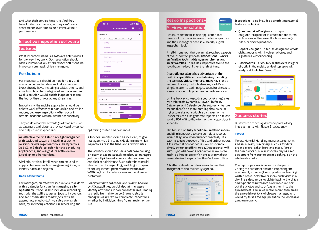 E-book: How to improve field inspections with digital tools | Resco