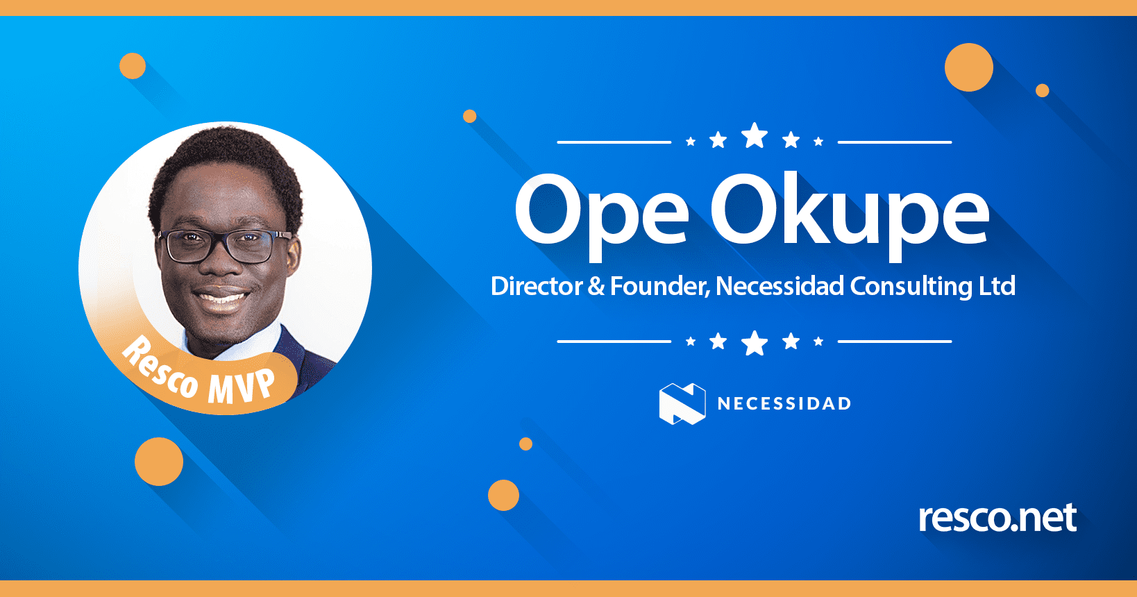Meet Resco’s new MVP: Ope Okupe from Necessidad Consulting | Resco