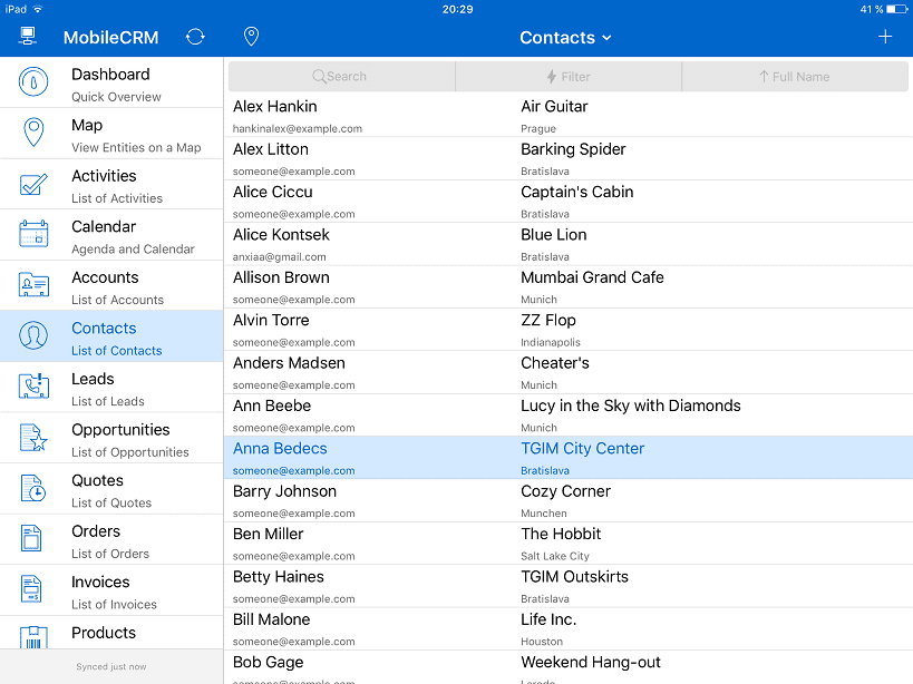 How to set up flexible list view designs in Resco | Resco