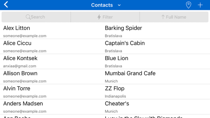 How to set up flexible list view designs in Resco | Resco