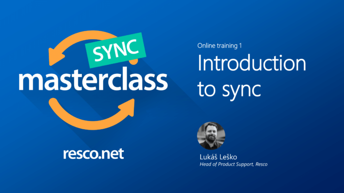 Online training 1: Introduction to sync | Resco